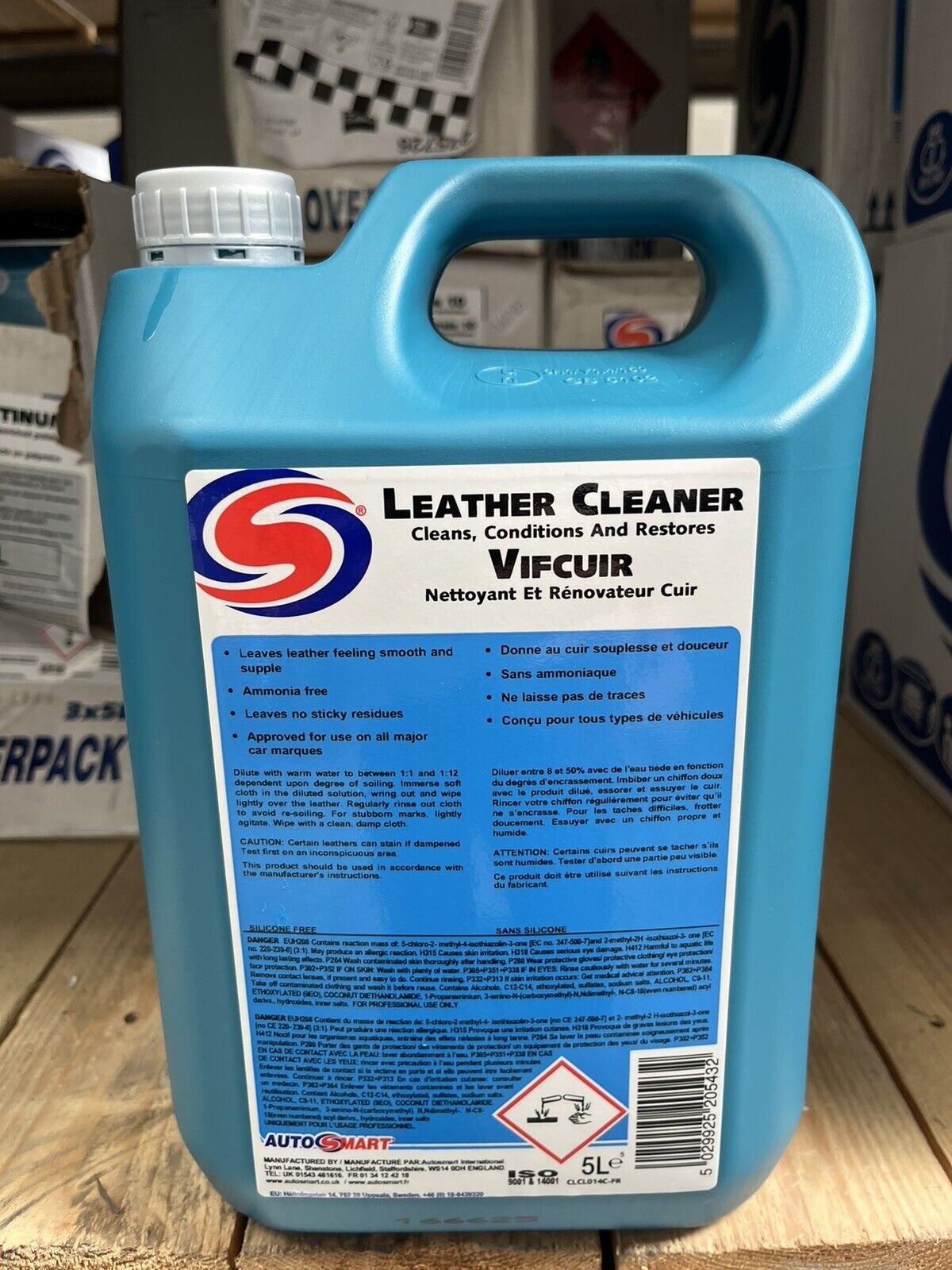 AUTOSMART *LEATHER CLEANER* 5L INTERIOR CONDITIONER RESTORER ...