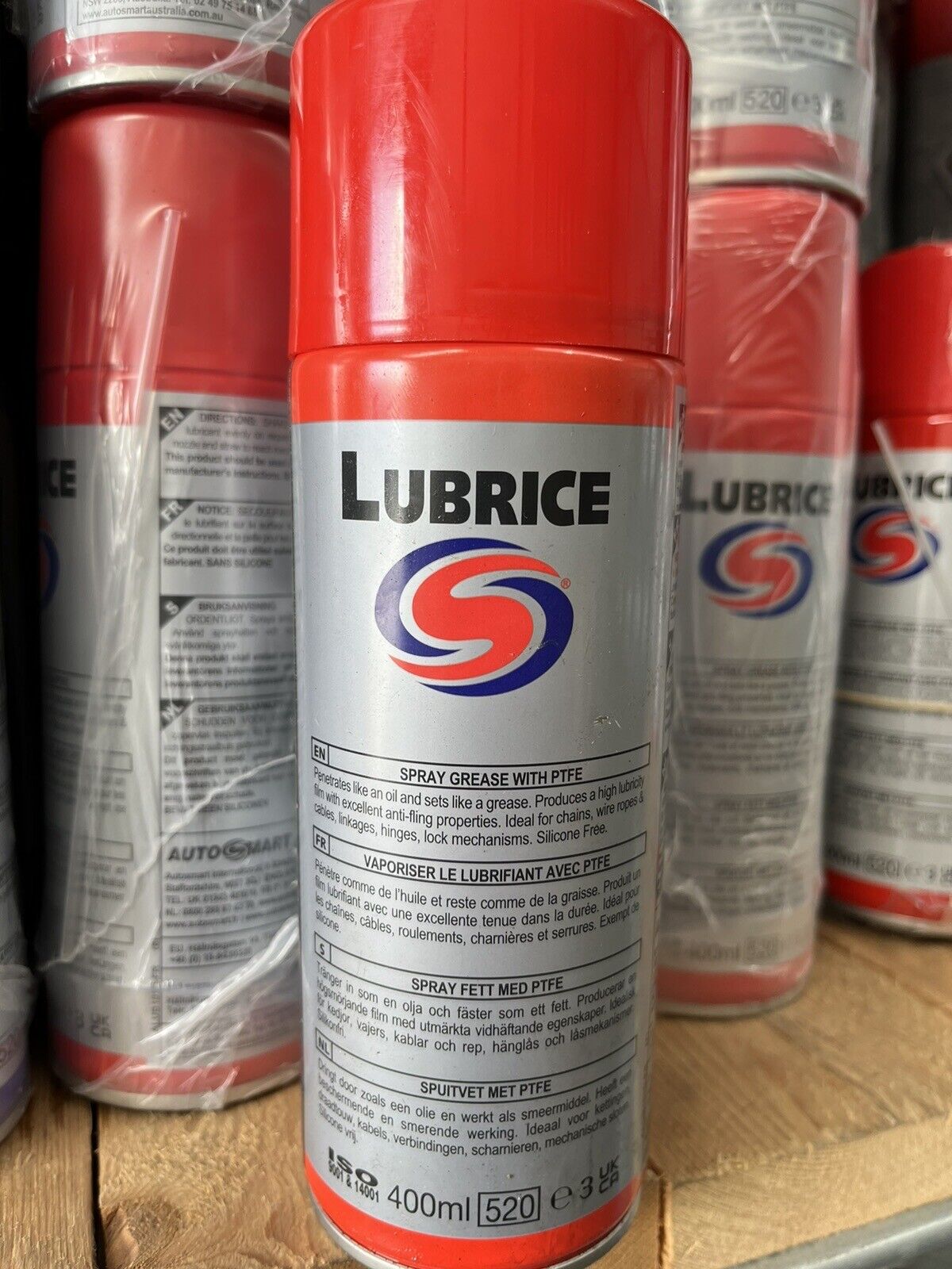 AUTOSMART LUBRICE X 6 Silicone Free Spray Grease 400ml - Ultrashine ...