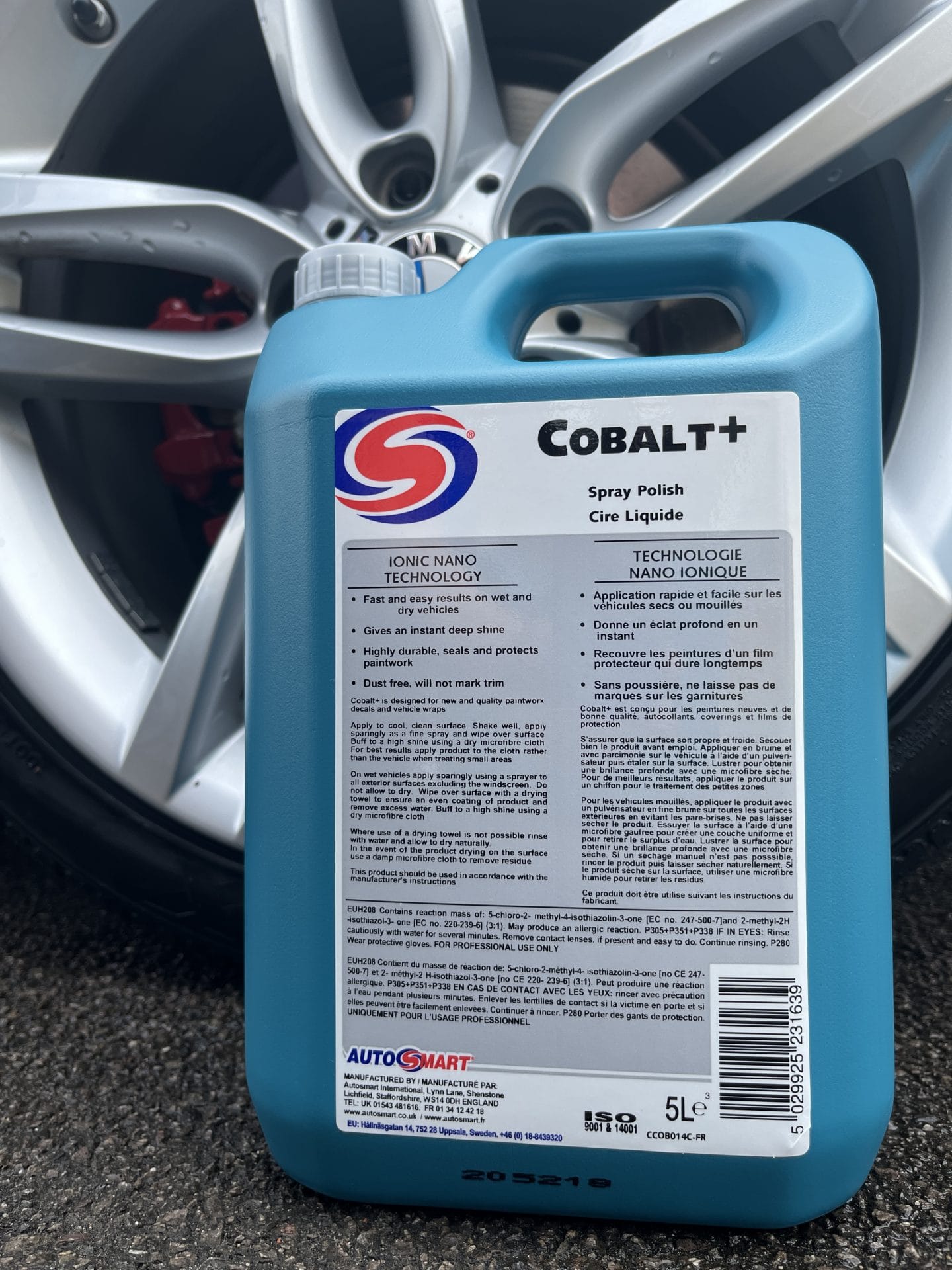 AUTOSMART COBALT 5ltr (spray polish) - Ultrashine Cleaning Supplies